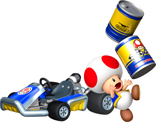 Mario Kart 7 (3DS) Artwork including Karts, Kart bodies, characters & more