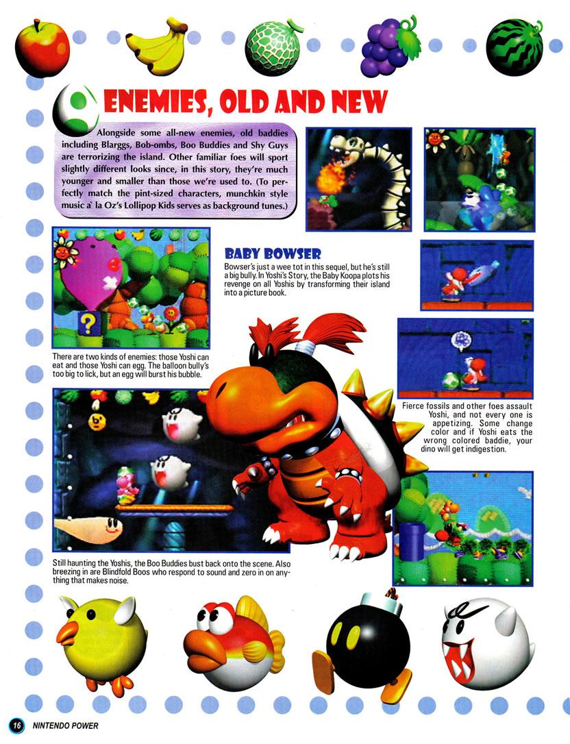 Yoshi's Story feature in Nintendo Power Vol. 104