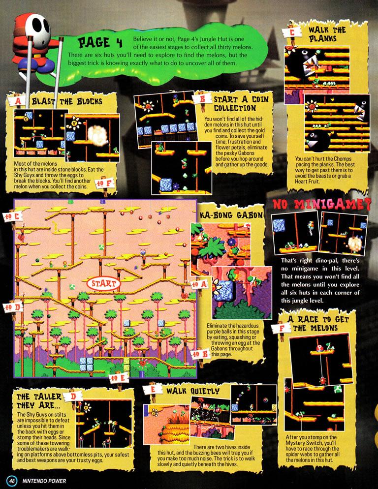 Yoshi's Story secrets and strategies in Nintendo Power | SLB
